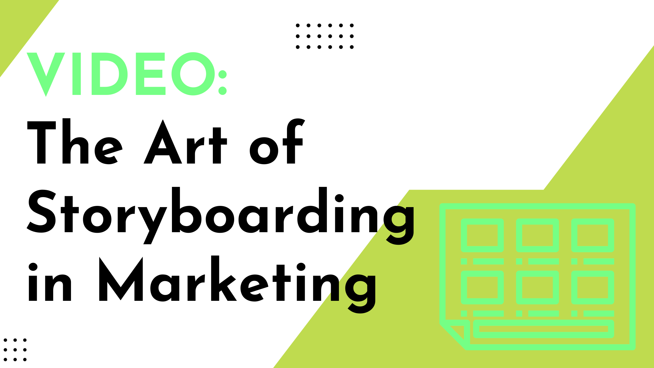 Video: The Art of Storyboarding in Marketing - Tribal Media